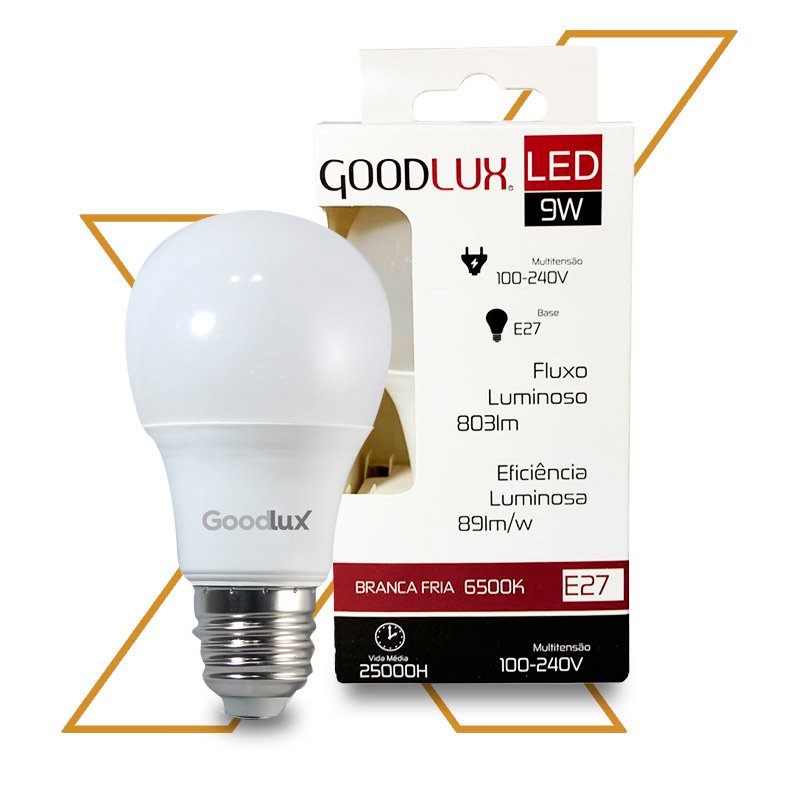 Lâmpada LED Bulbo 9W Goodlux – GoodLux